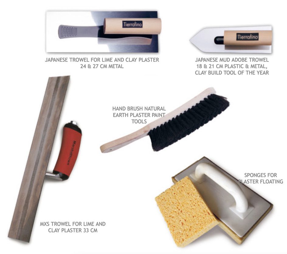 Clay Earth Plaster Tools - Tierrafino